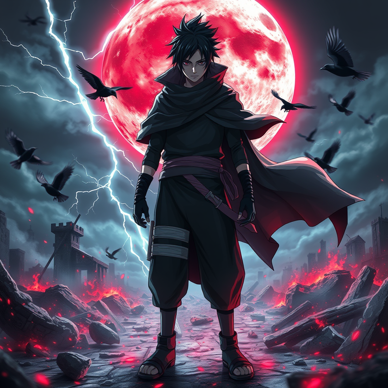 Sasuke Uchiha Wallpaper Generator - (Free, No Signup AI Tool)