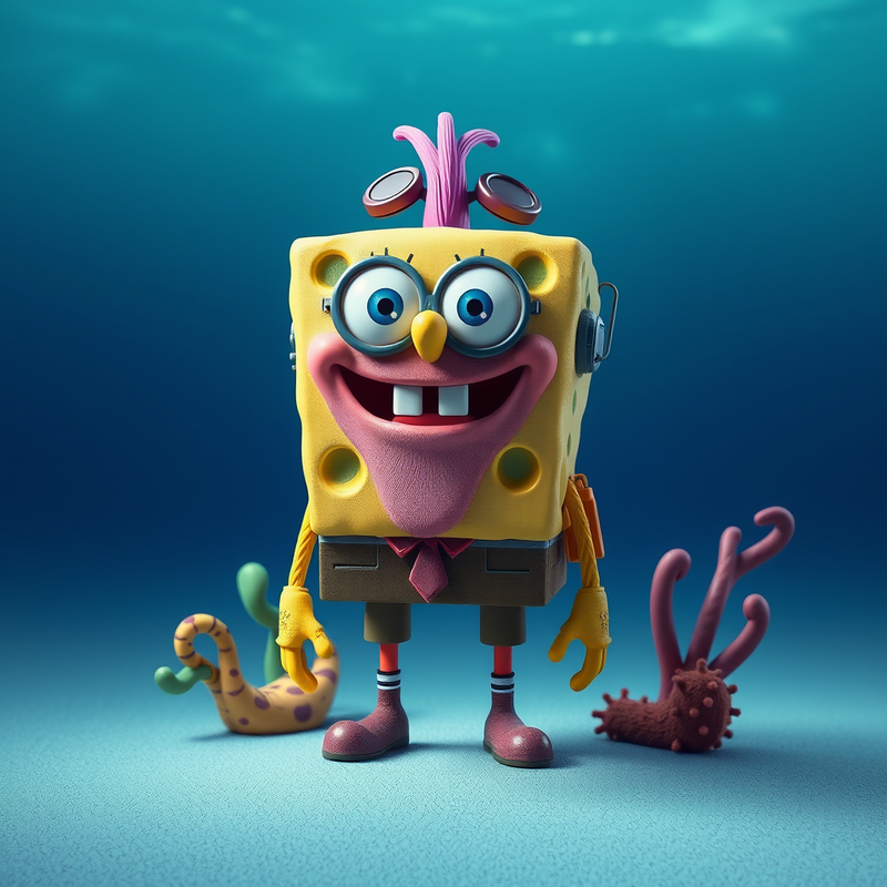 SpongeBob character generator - (Free, No Signup AI Tool)