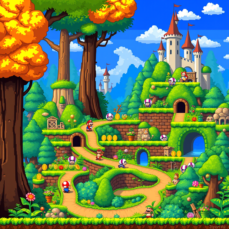 Super Mario level generator - (Free, No Signup AI Tool)