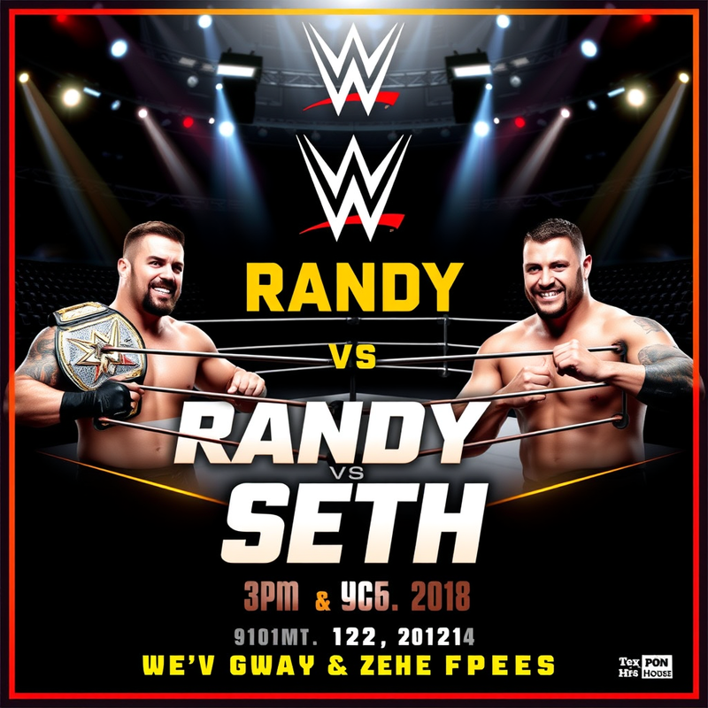 WWE Match Title Card Generator - (Free, No Signup AI Tool)