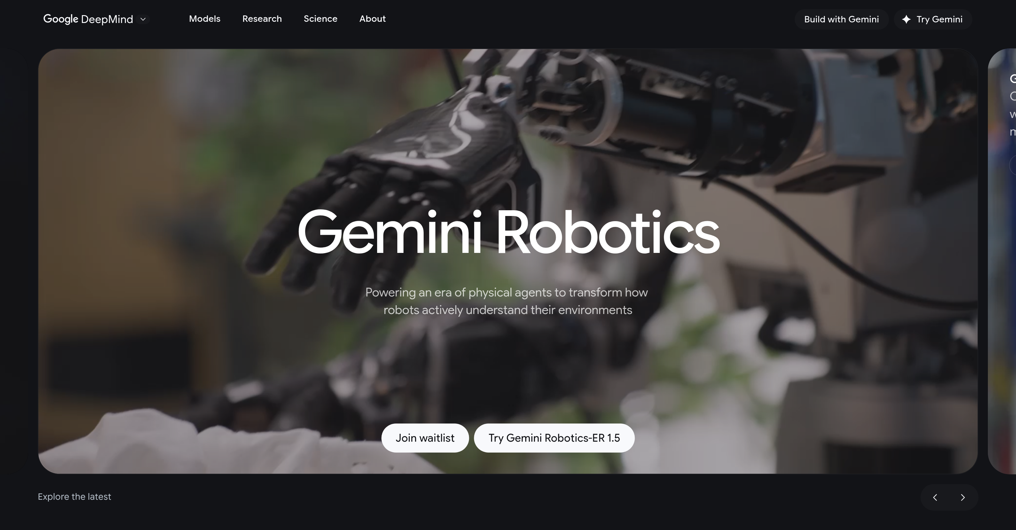 Gemini Robotics - AI Tool For Robotics