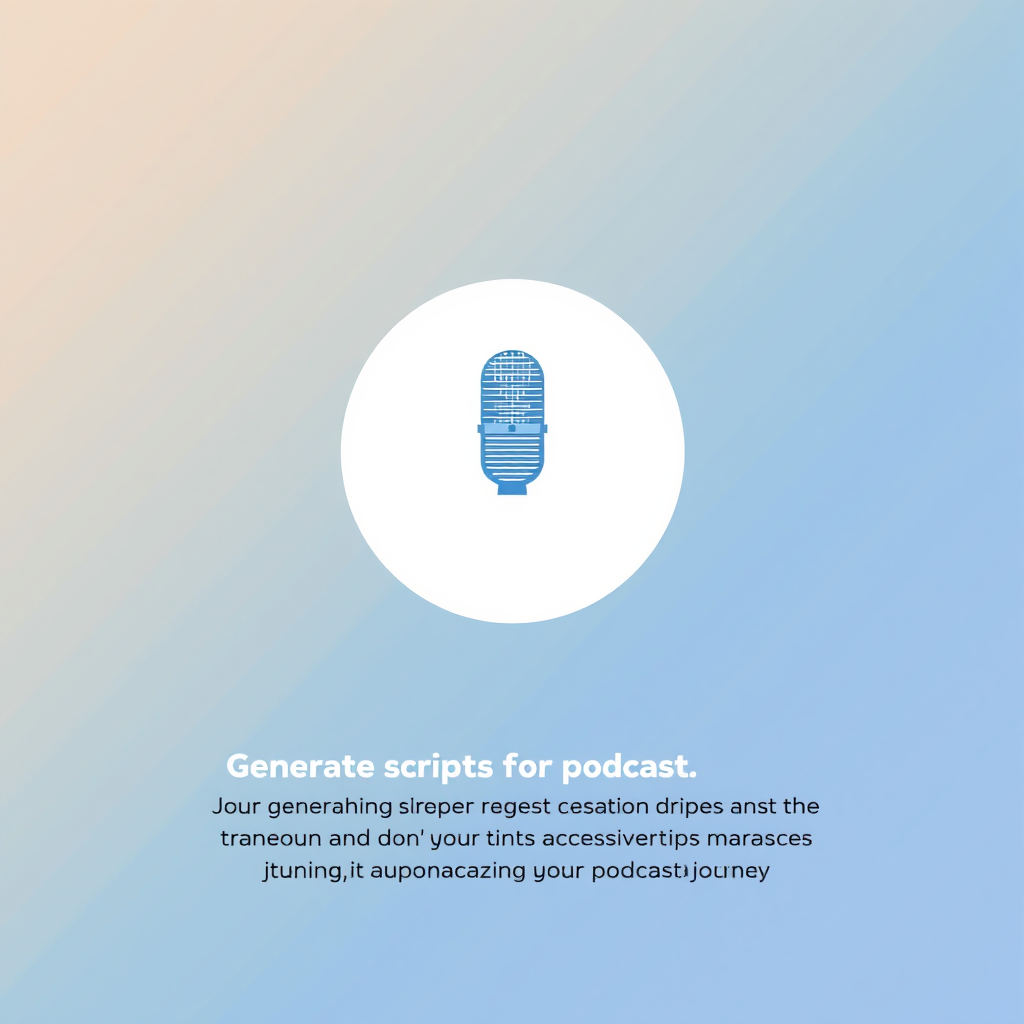 Generate scripts for podcast - (Free, No Signup AI Tool)