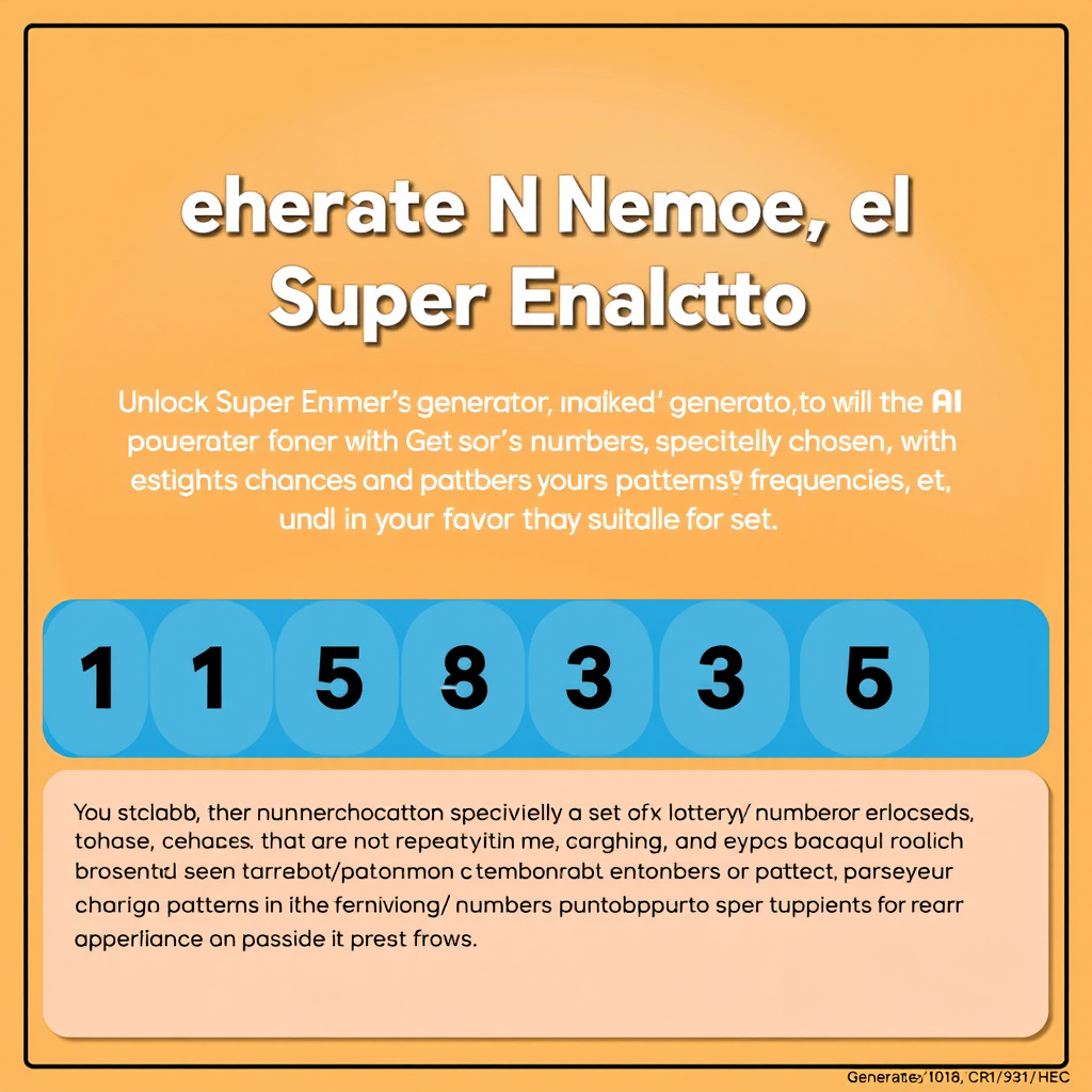 Generatore Numeri del Super Enalotto - (Free, No Signup AI Tool)