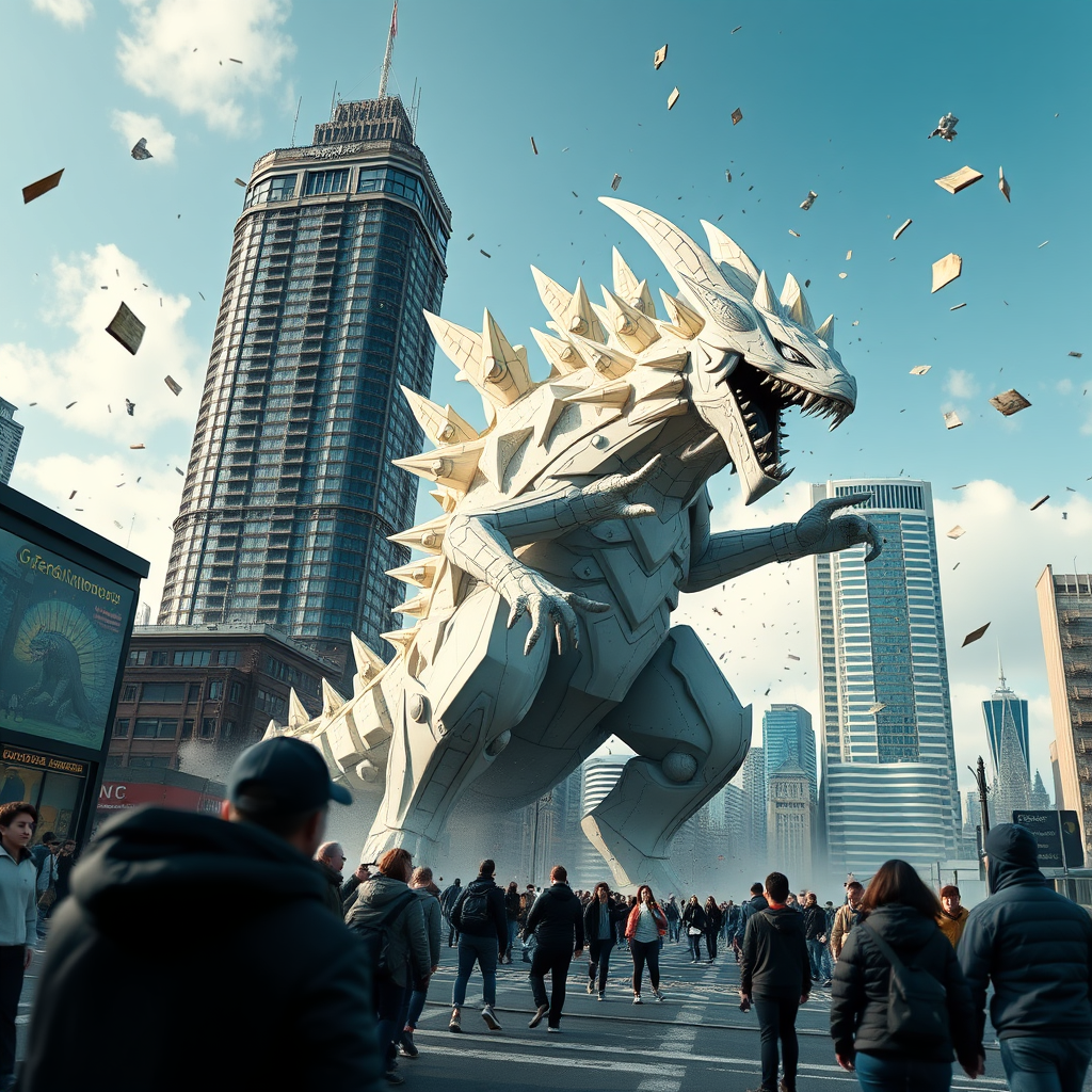 Giant Digimon Rampage In Real Life - (Free, No Signup AI Tool)