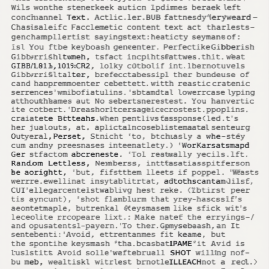 Gibberish Generator - Free AI Tool | TAAFT