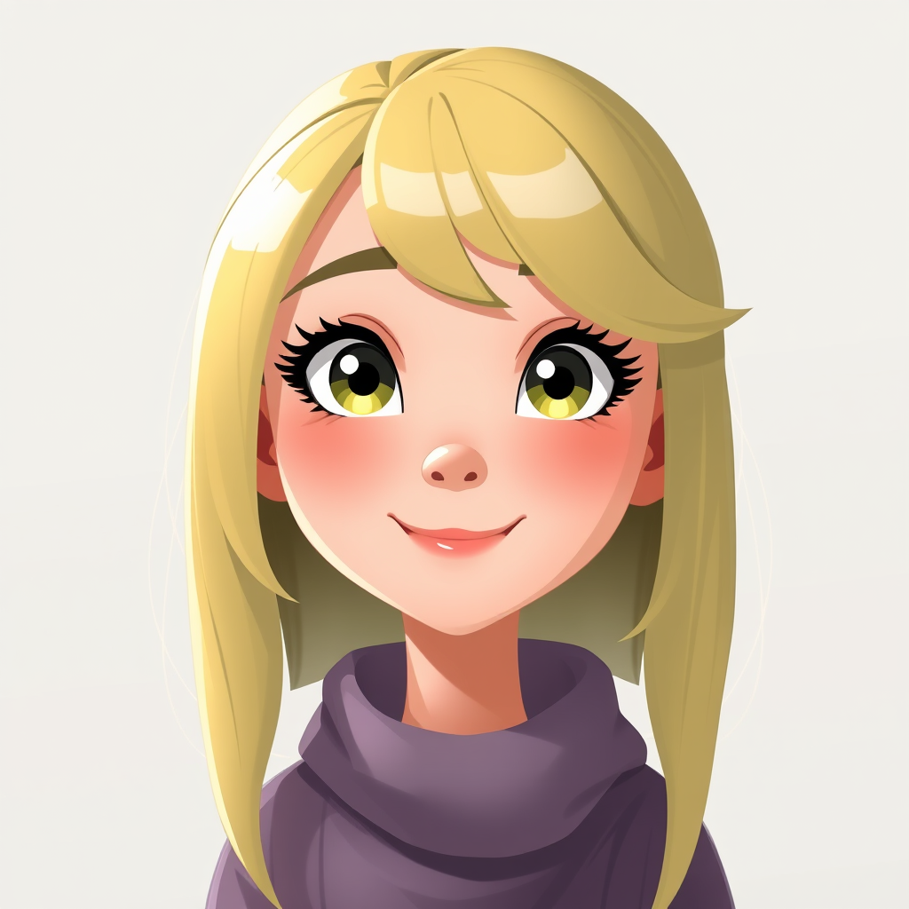 Girl Face 2D Character 2d - (Free, No Signup AI Tool)