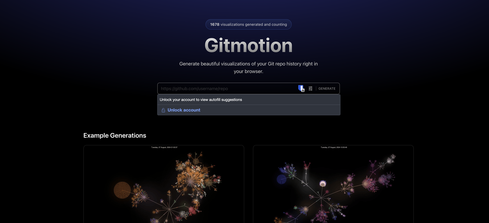 Gitmotion - Repository visualization - TAAFT