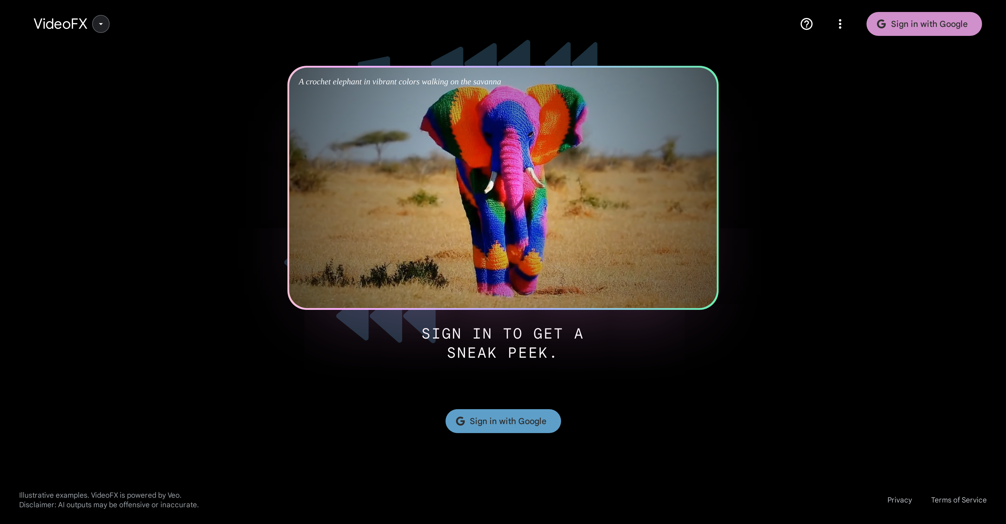 Google VideoFX - AI Tool For Videos