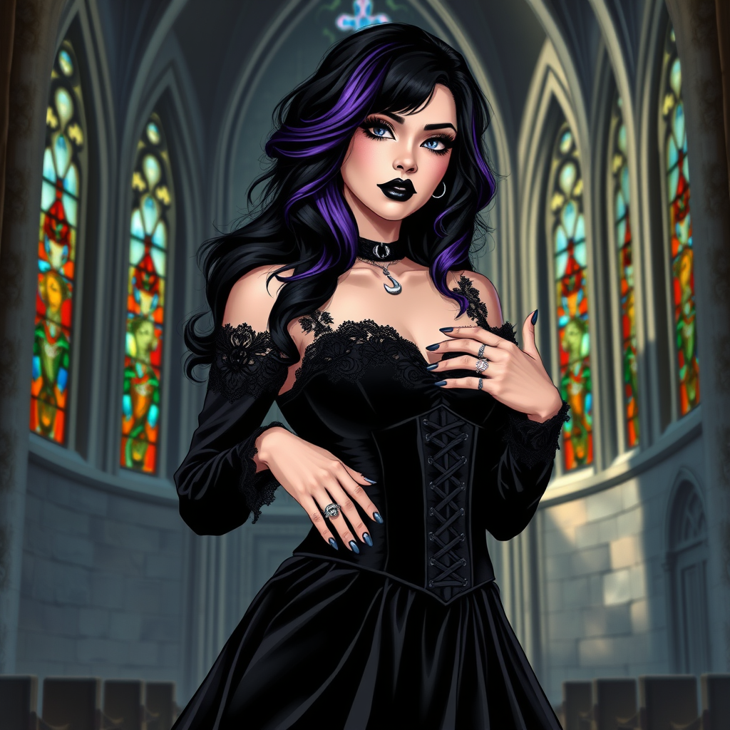 Gorgeous Goth Women Generator - (Free, No Signup AI Tool)