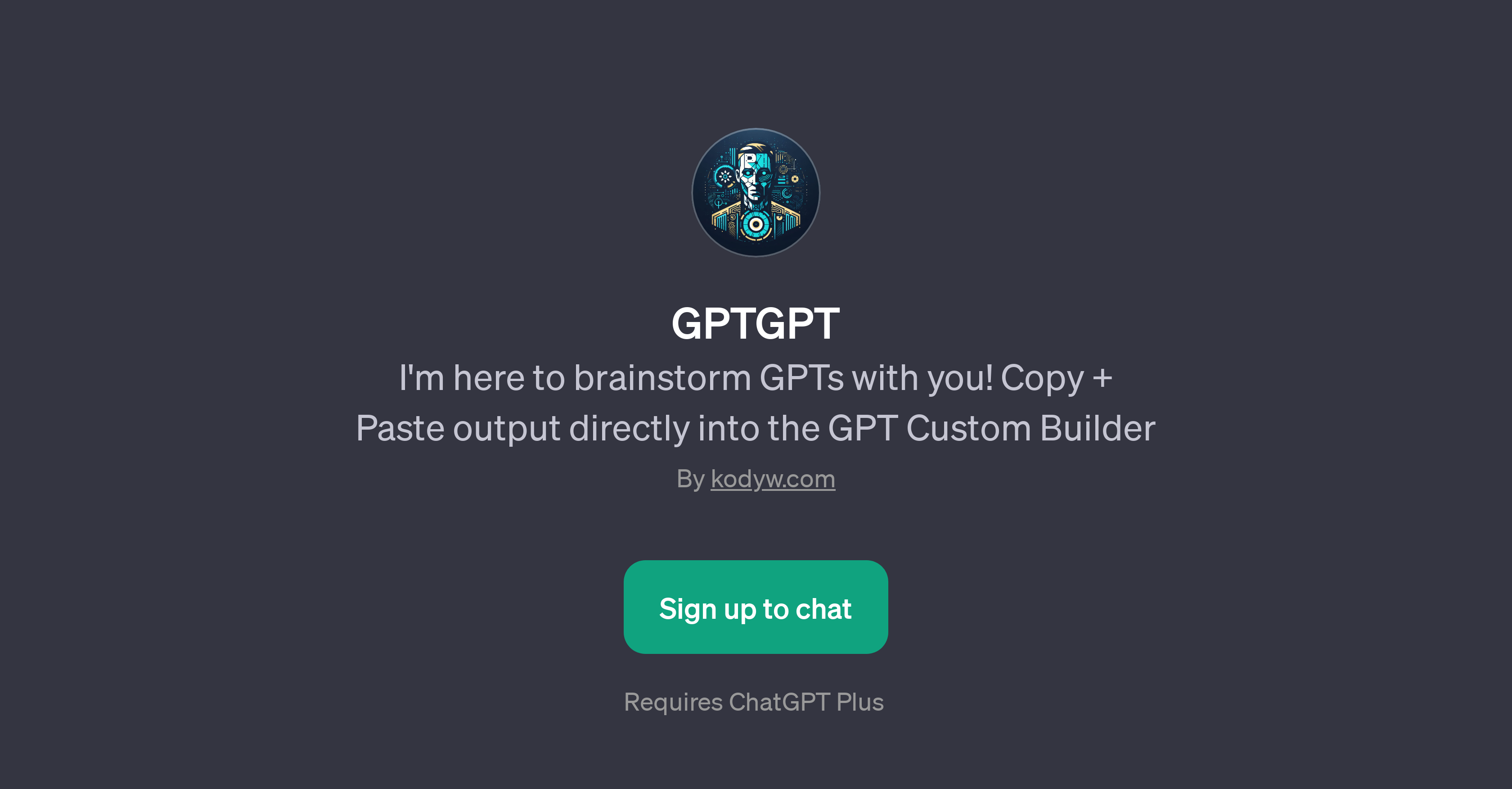 GPTGPT - Gpt model construction - TAAFT