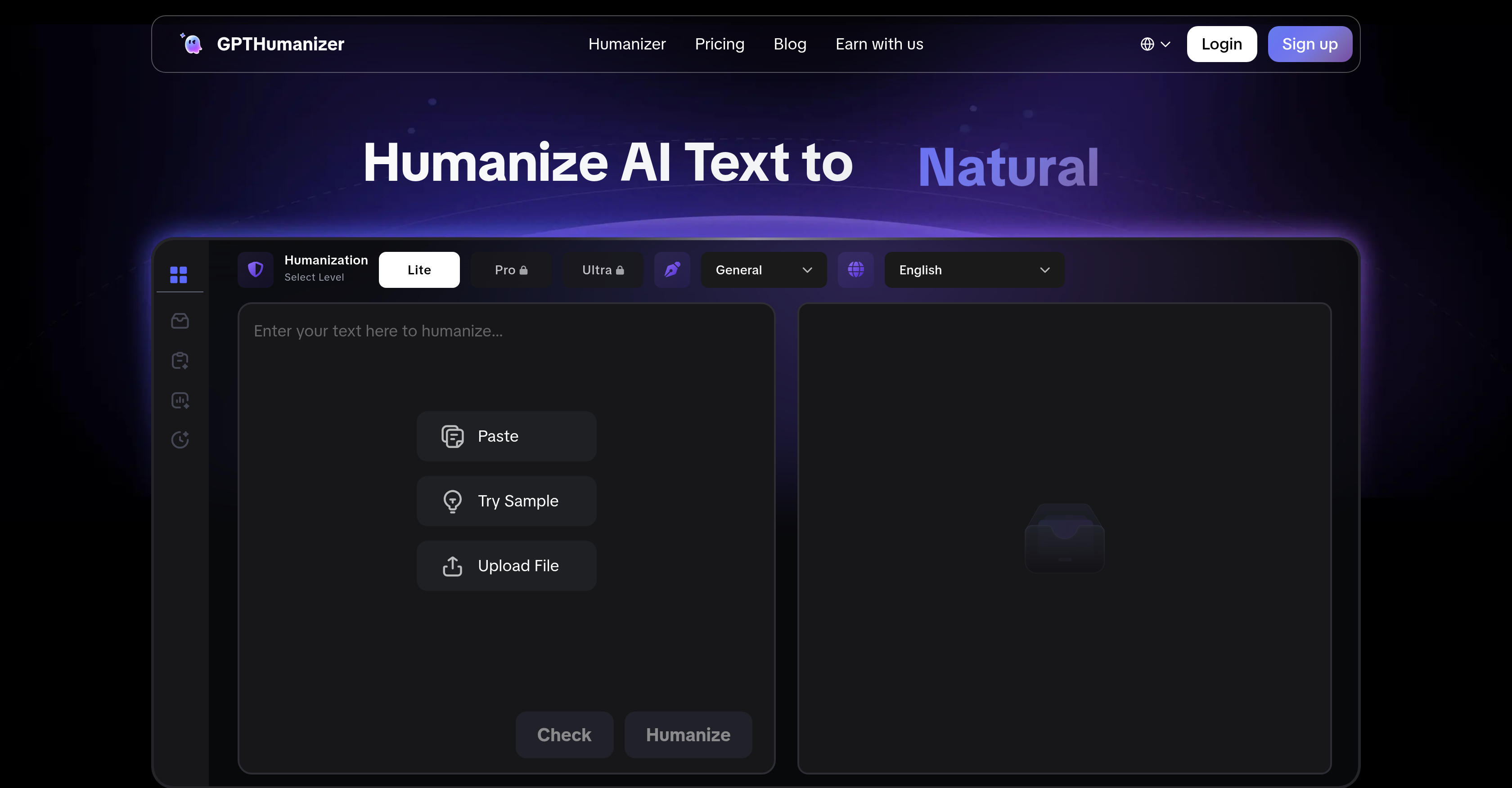 GPTHumanizer - AI Tool For Text humanization