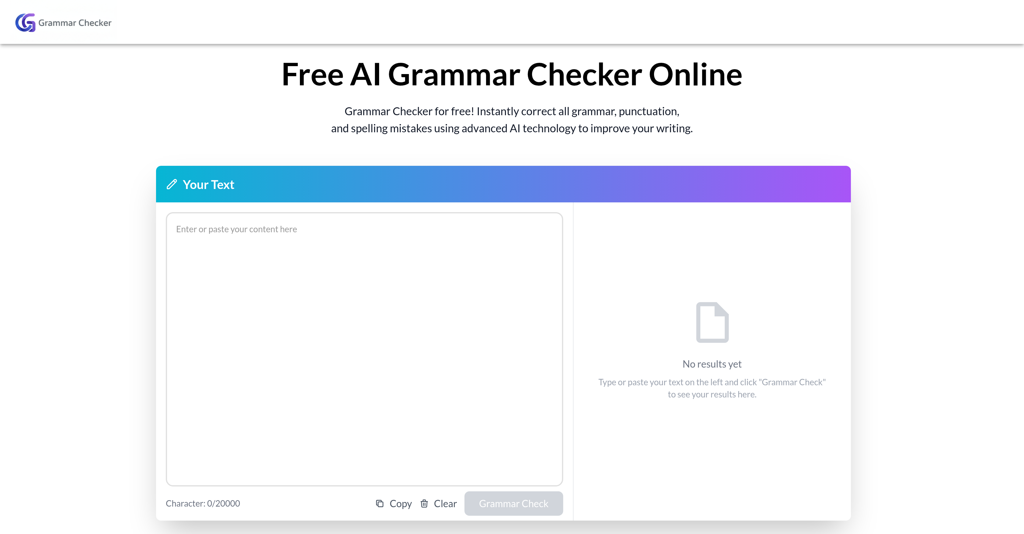 Grammar Checker.cc - AI Tool For Grammar