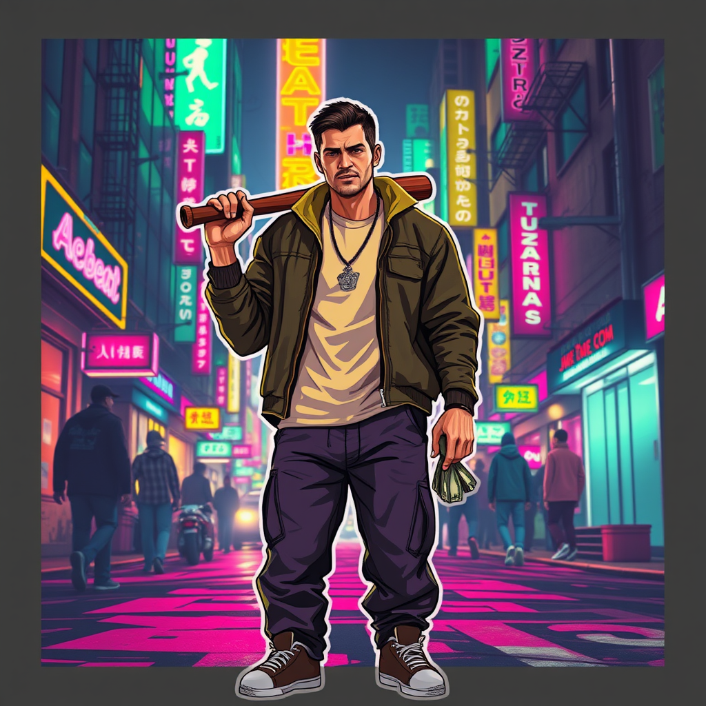 GTA-Inspired Collage Scene - (Free, No Signup AI Tool)