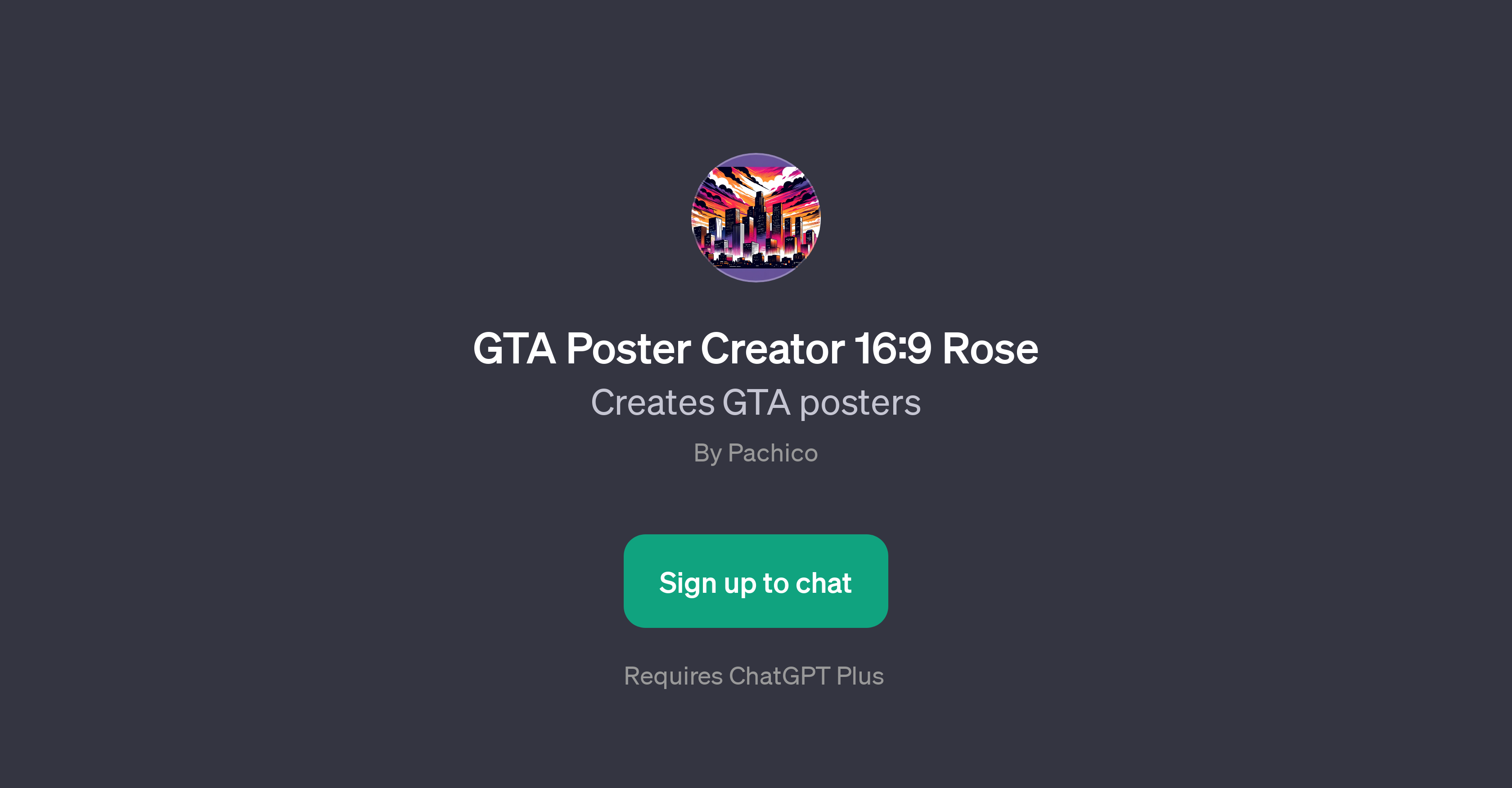GTA Poster Creator 16:9 Rose - Game poster creation - TAAFT