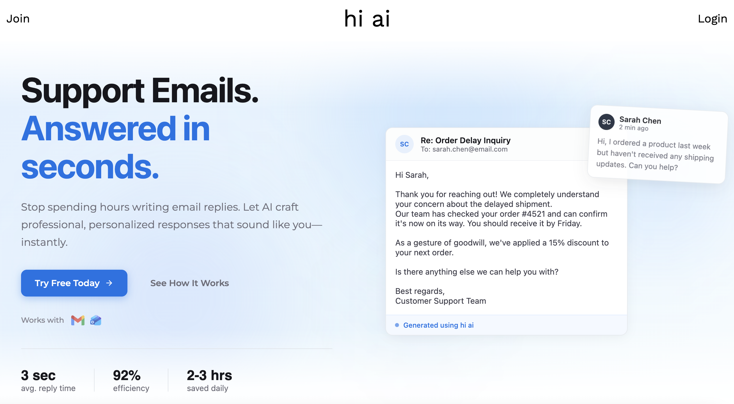 hi ai - AI Tool For Email