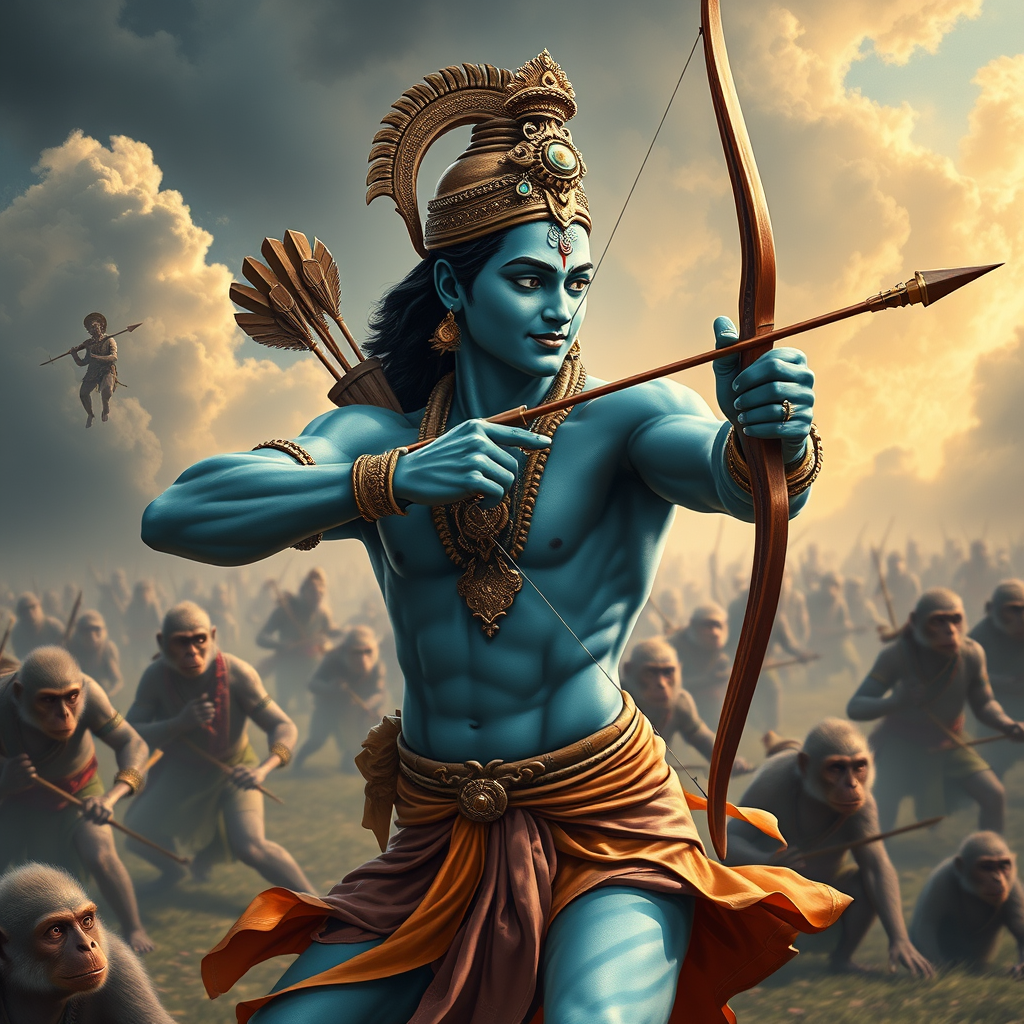 Hindu Mytho Scene Painter - (Free, No Signup AI Tool)