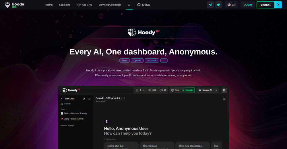 Hoody AI And 2 Other AI Alternatives For Private conversations