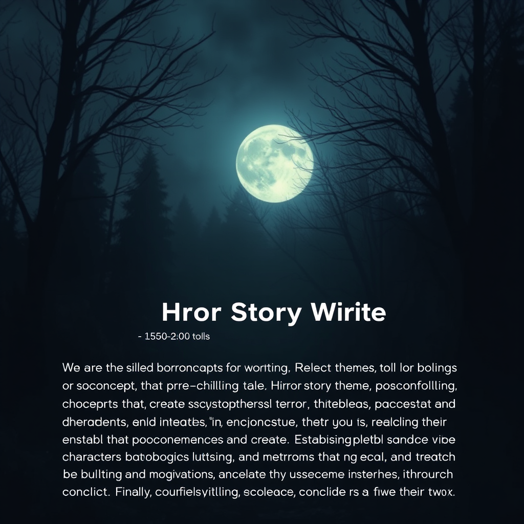 Horror Story Writer - (Free, No Signup AI Tool)