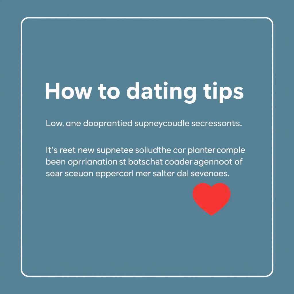 How to dating tips - (Free, No Signup AI Tool)