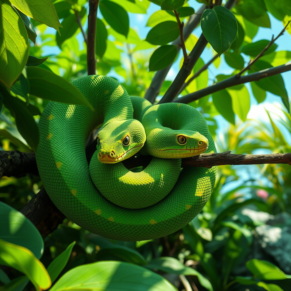 Highly detailed realistic Snakes - (Free, No Signup AI Tool)