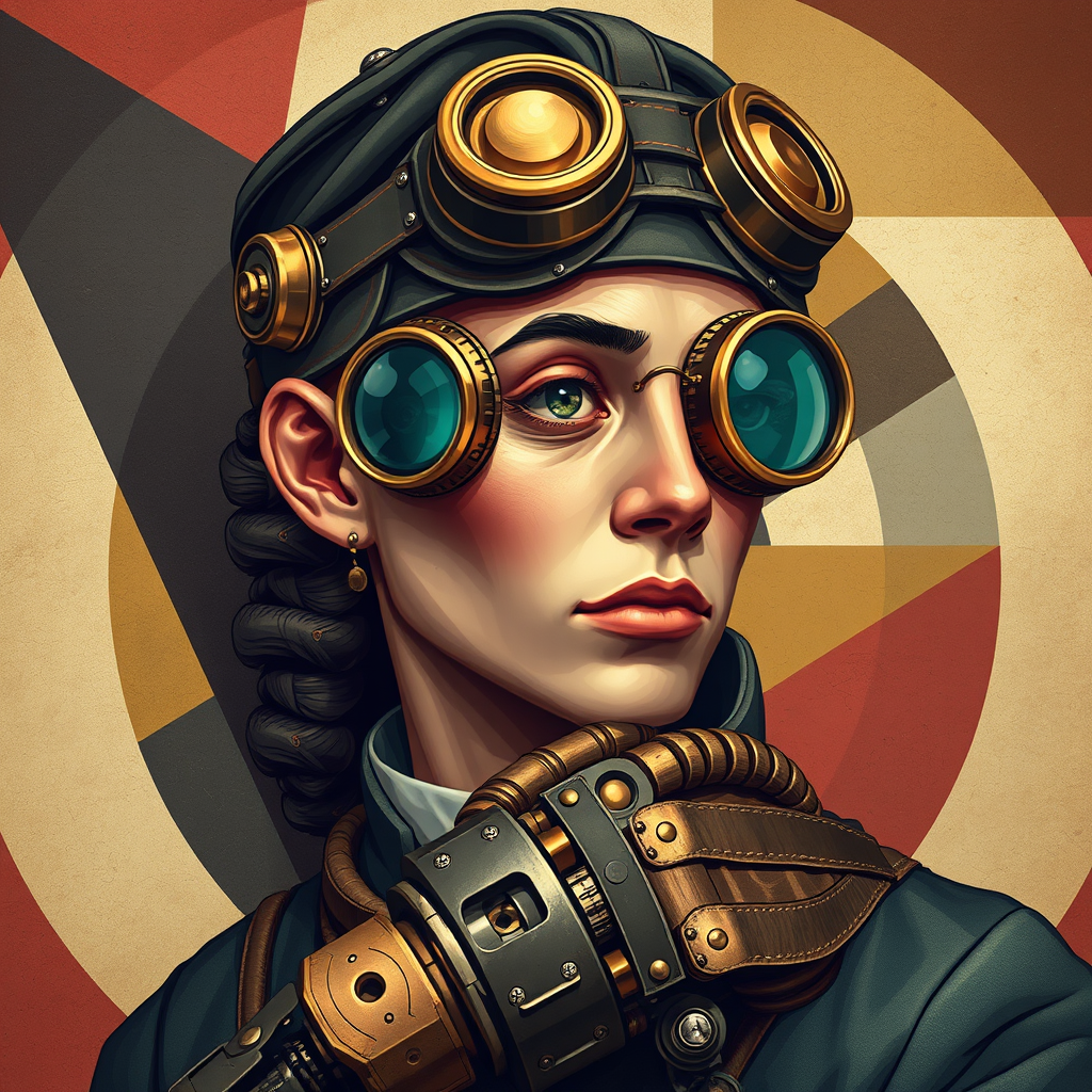 Hyper-Detailed Steampunk Portrait - (Free, No Signup AI Tool)
