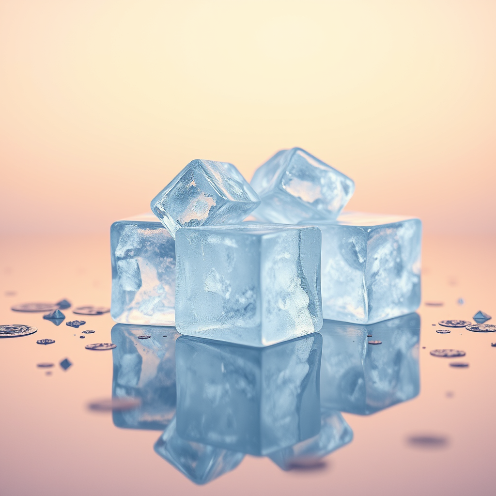 Ice Cubes Fall Down - (Free, No Signup AI Tool)