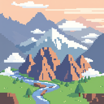Pixel Landscape Generation - There is 1 AI For That