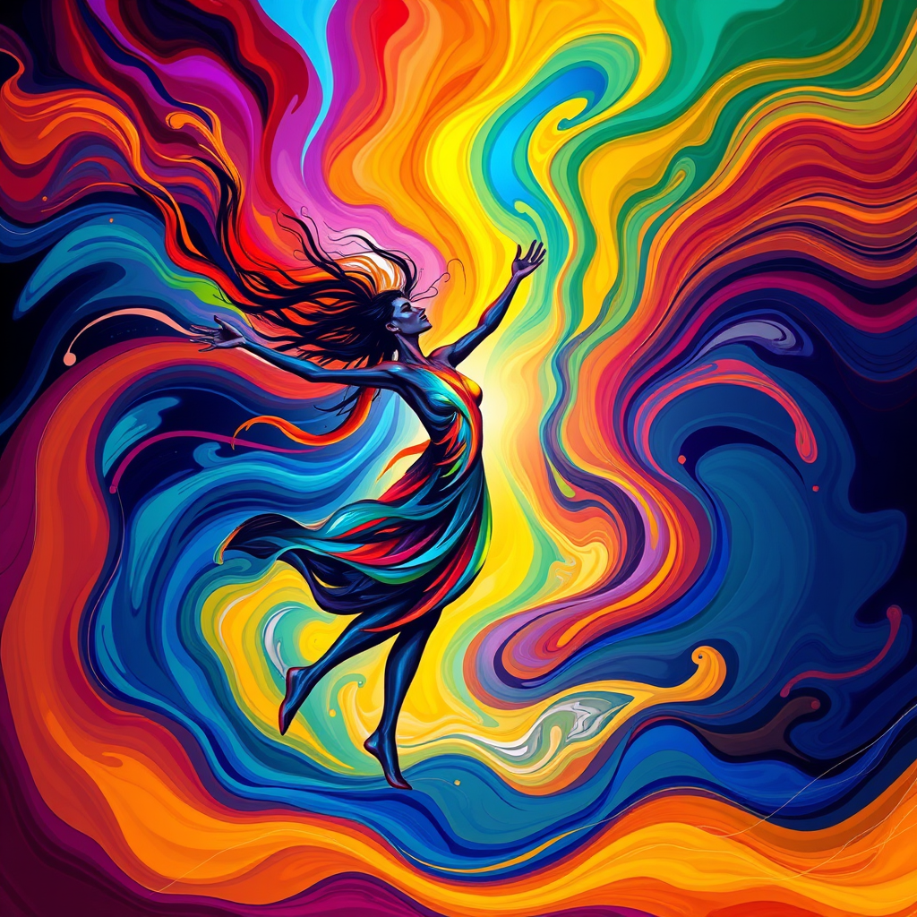 Abstract Art Generated - (Free, No Signup AI Tool)