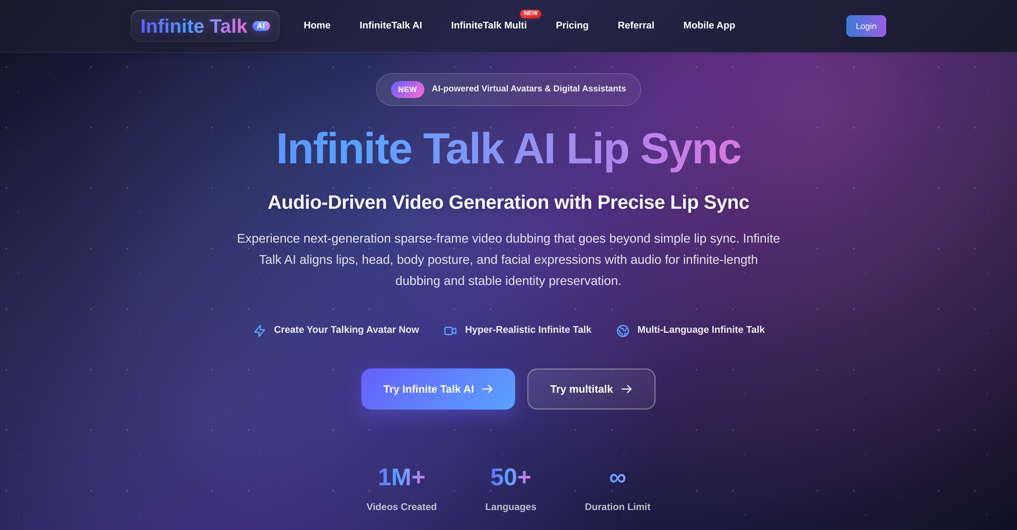 Infinite Talk AI - AI Tool For Lip sync videos