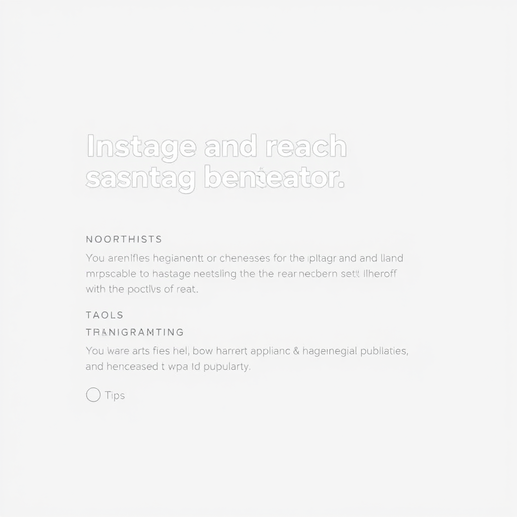 instagram hashtag generator - (Free, No Signup AI Tool)