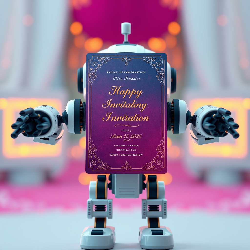 Invitation card generator robot - (Free, No Signup AI Tool)