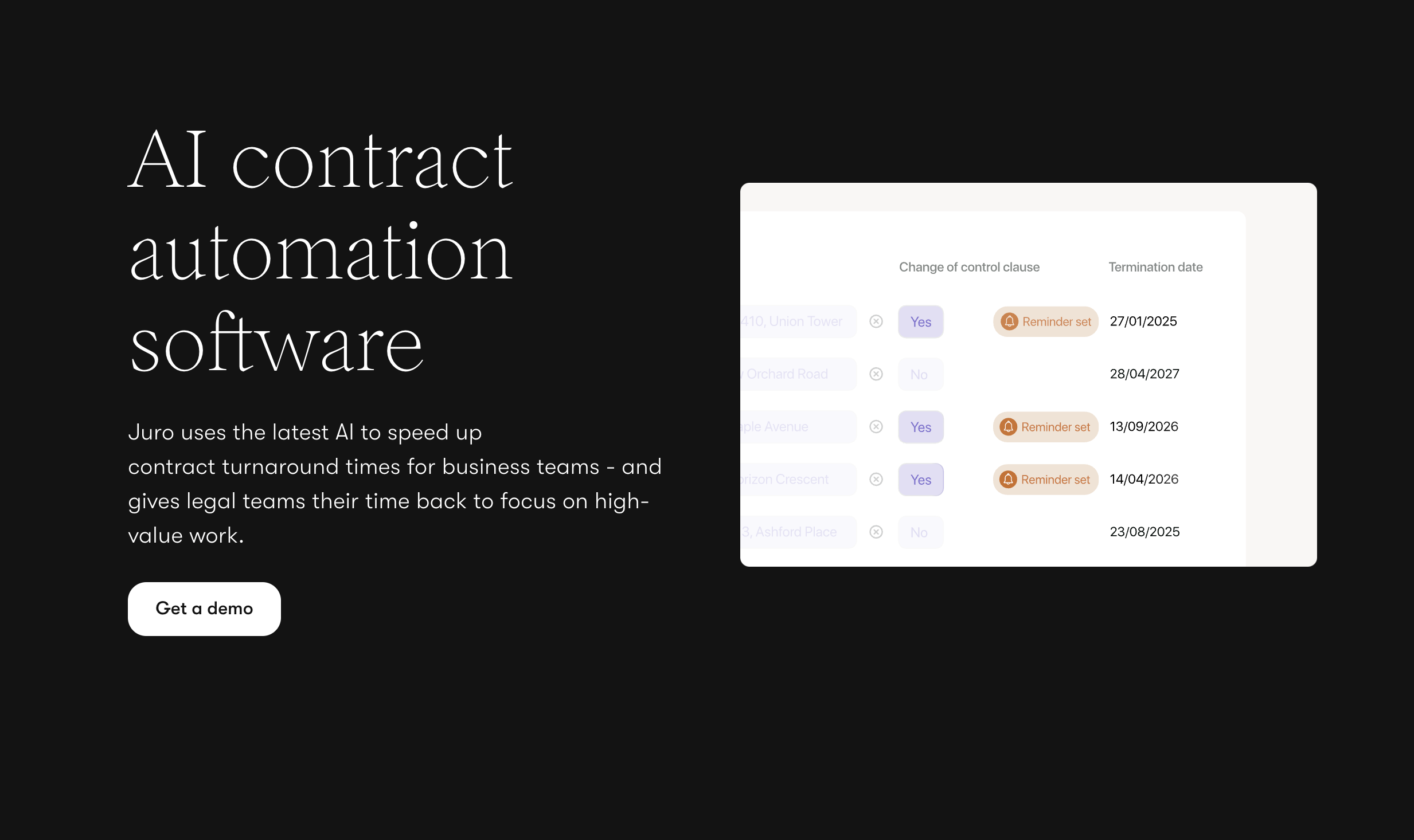 Juro's Legal AI Assistant - AI Tool For Contract management