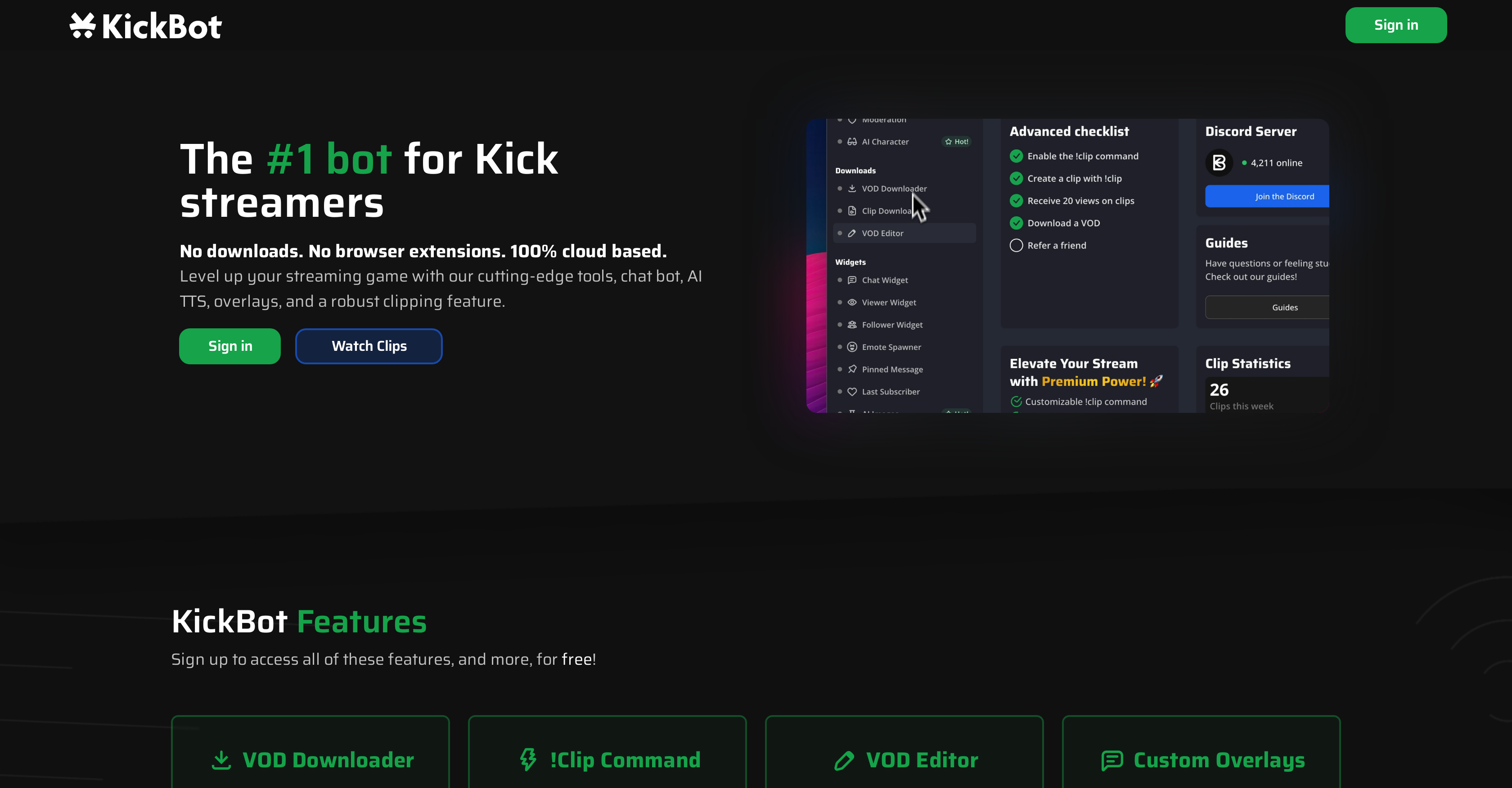 KickBot - AI Tool For Interactive streaming