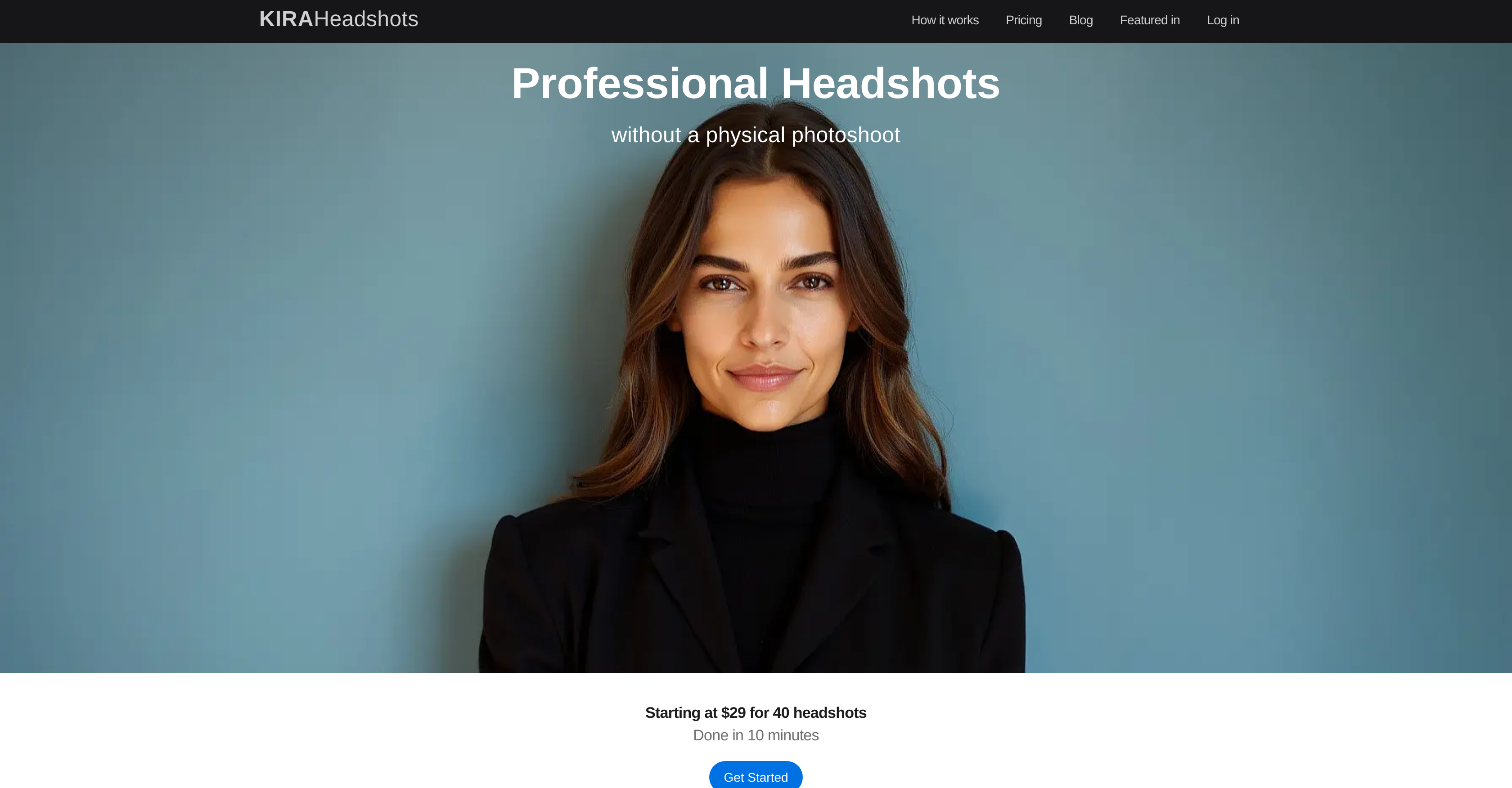 KiraHeadshots - AI Tool For Professional avatars