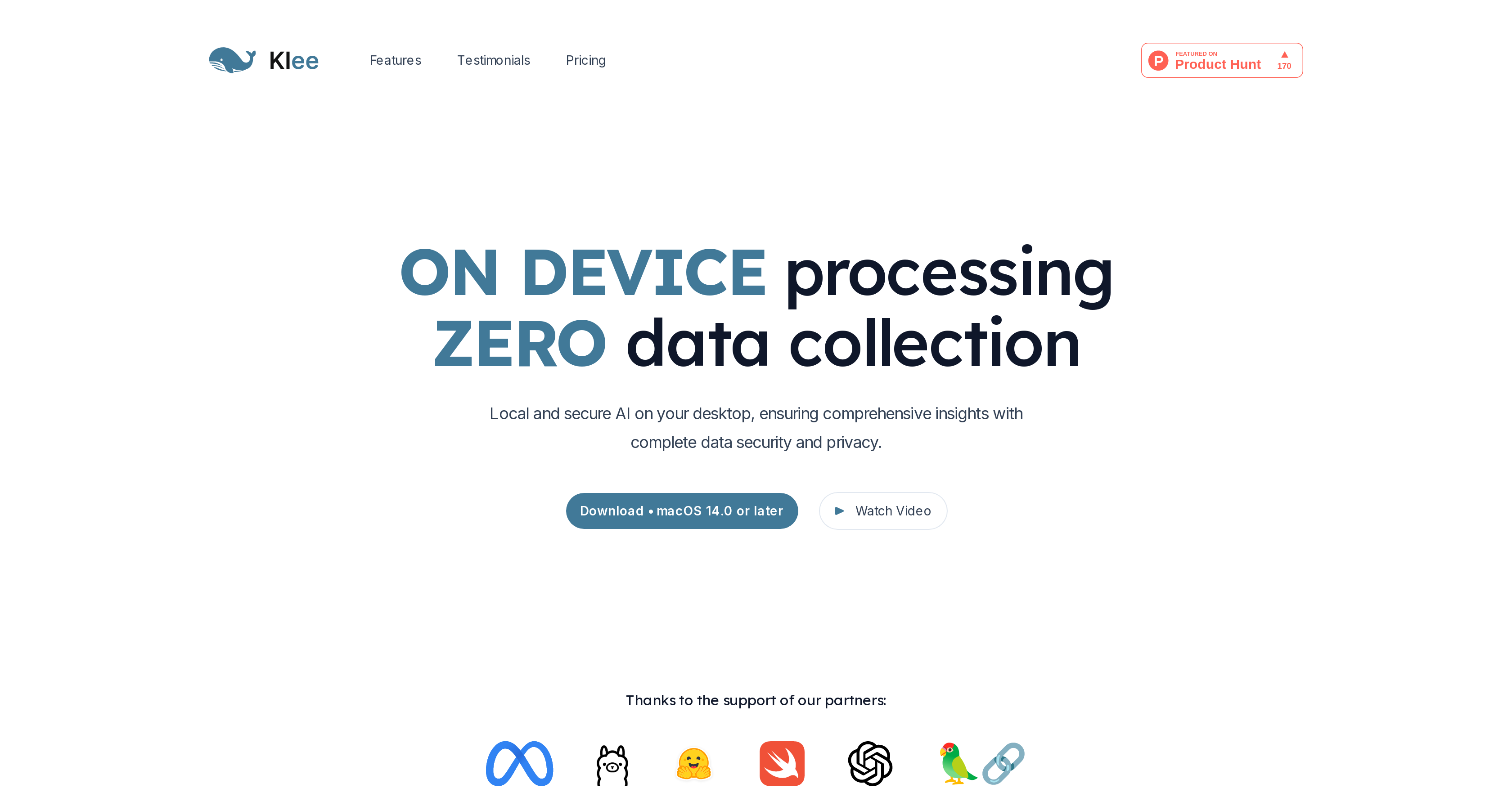 Klee - AI Tool For Data management