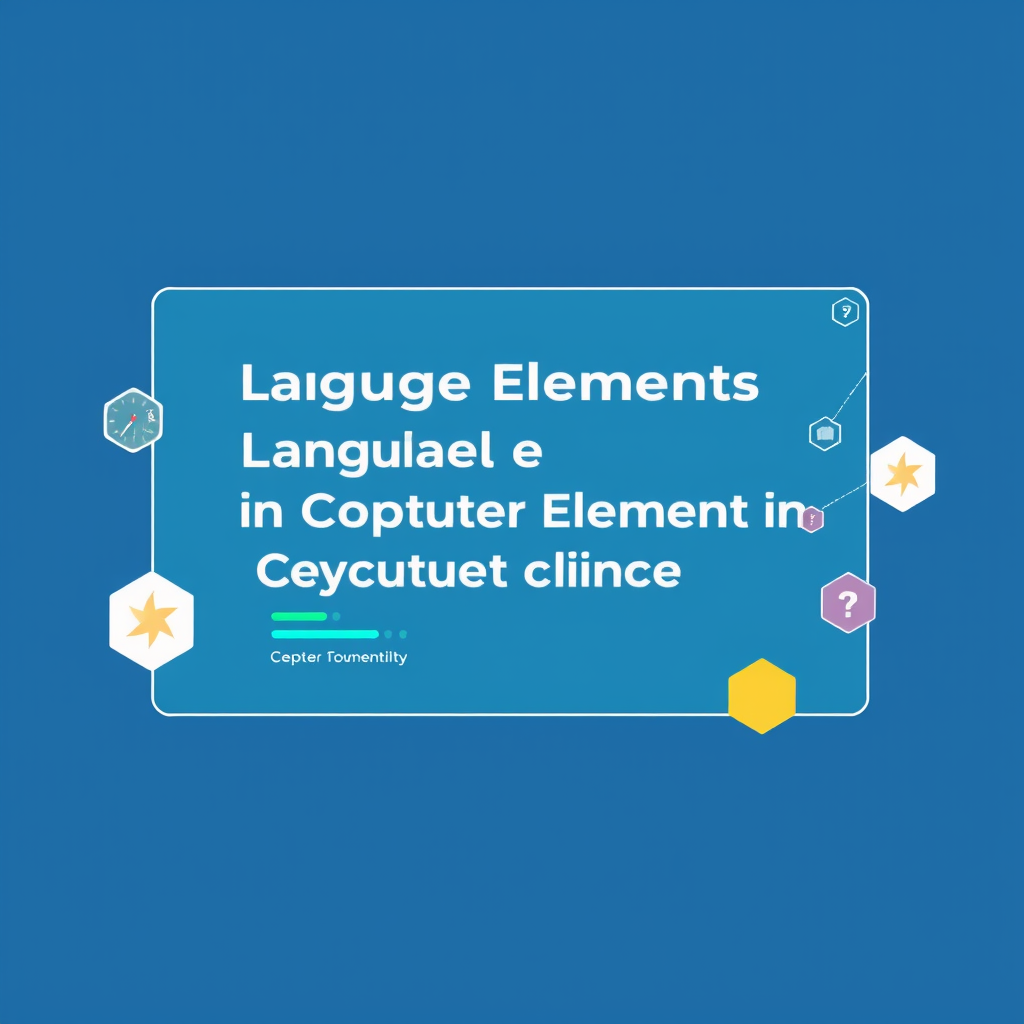 Language Elements in Computer Science - (Free, No Signup AI Tool)