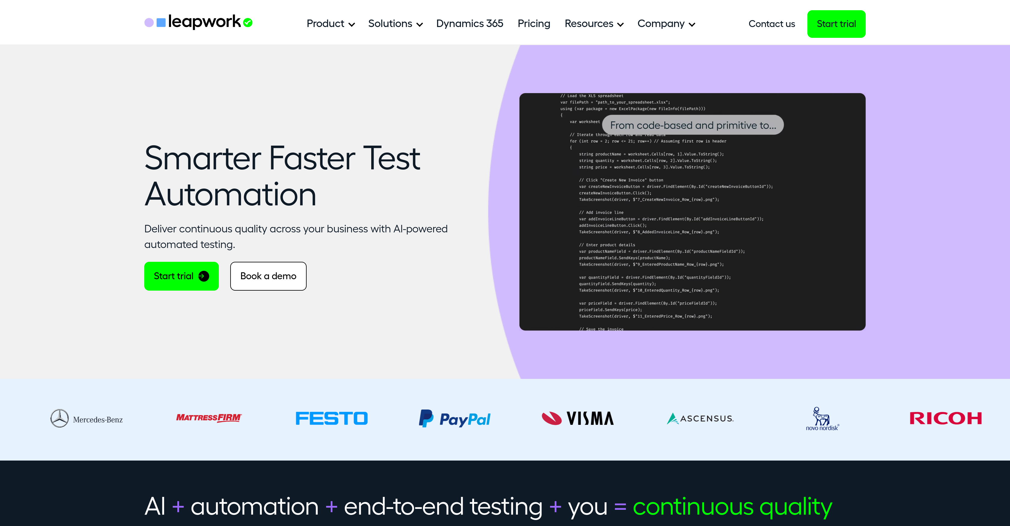 Leapwork - AI Tool For Test automation