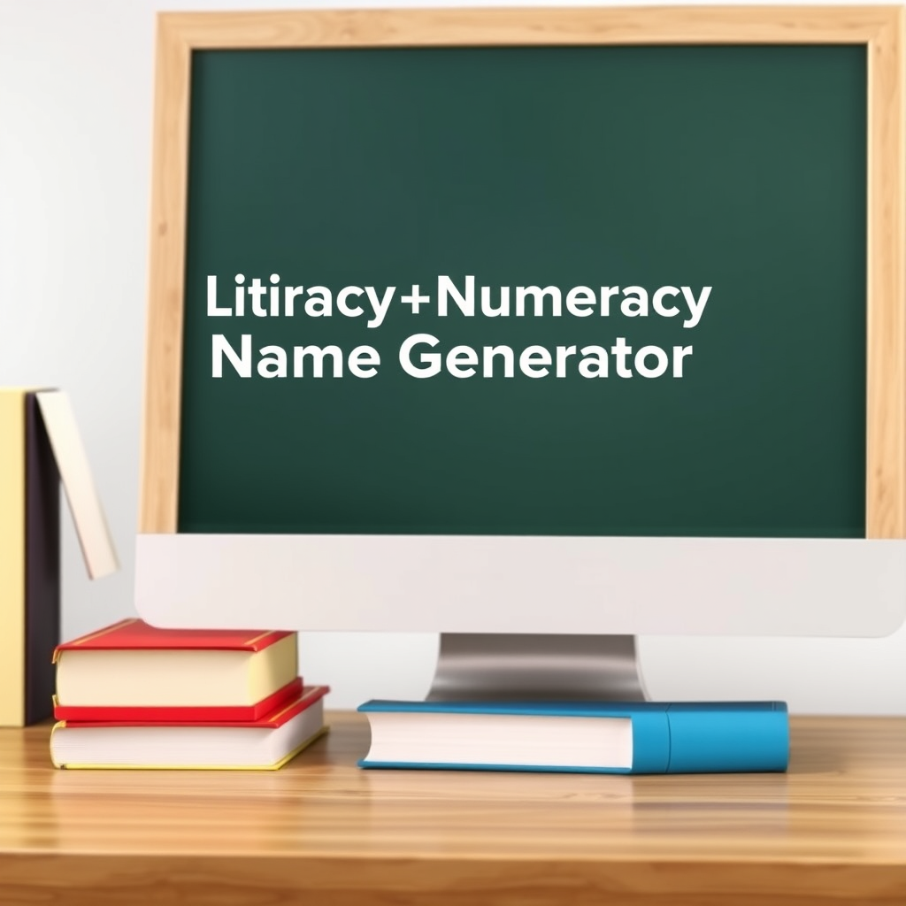 Literacy Numeracy Name Generator - (Free, No Signup AI Tool)