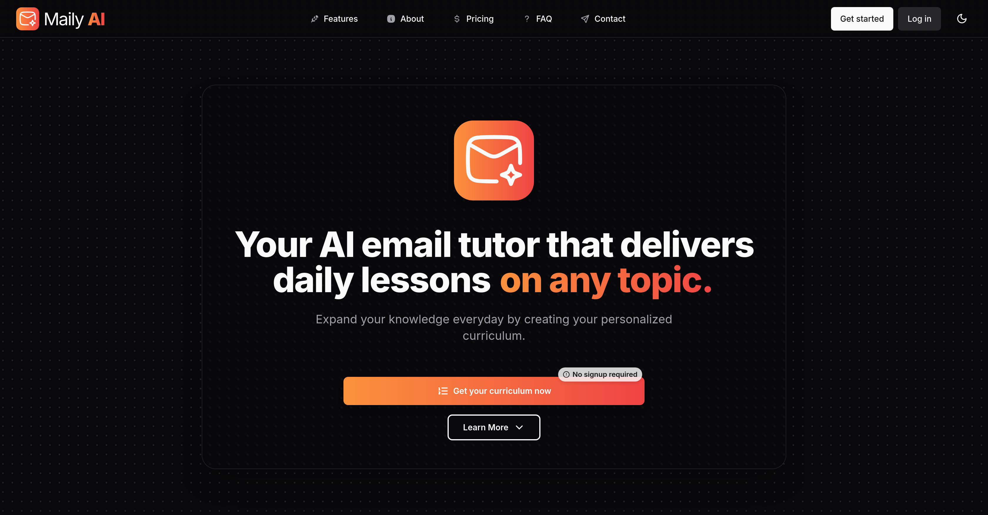 Maily AI - Email learning - TAAFT