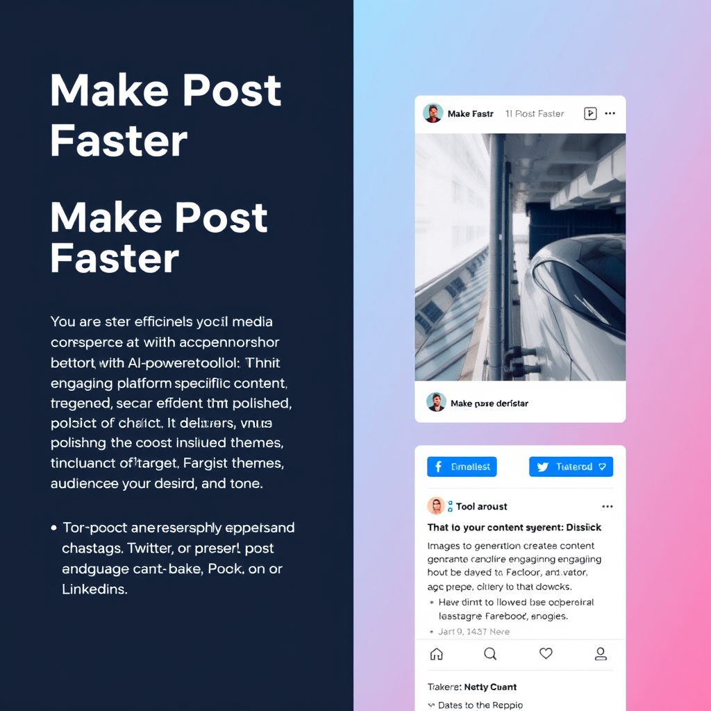 Make Post Faster - (Free, No Signup AI Tool)