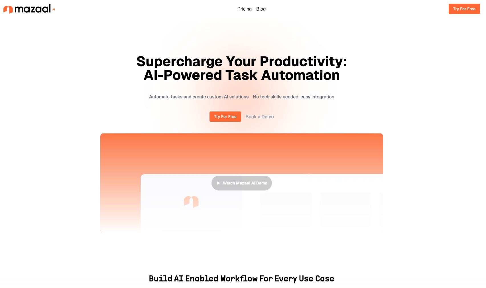 Mazaal AI - AI Tool For Workflows