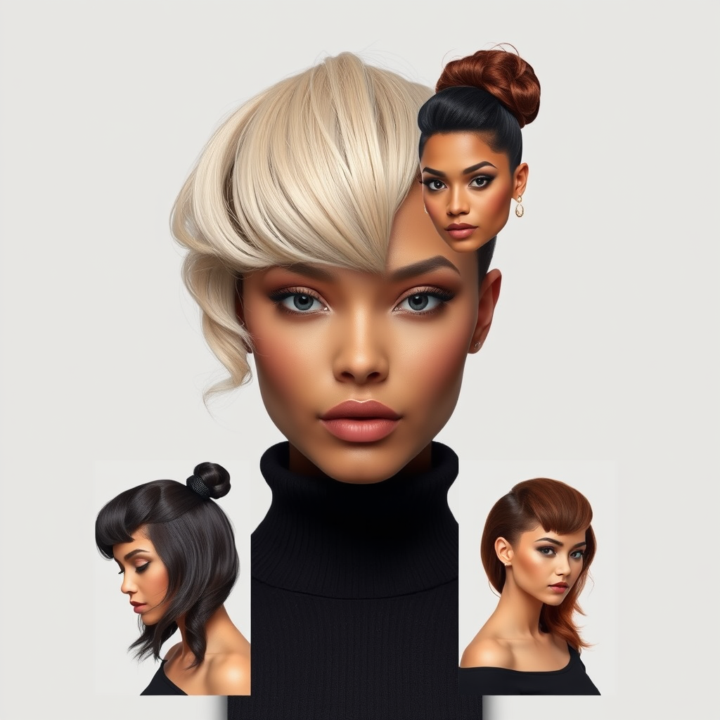 men and woman hairstyle co designer - (Free, No Signup AI Tool)