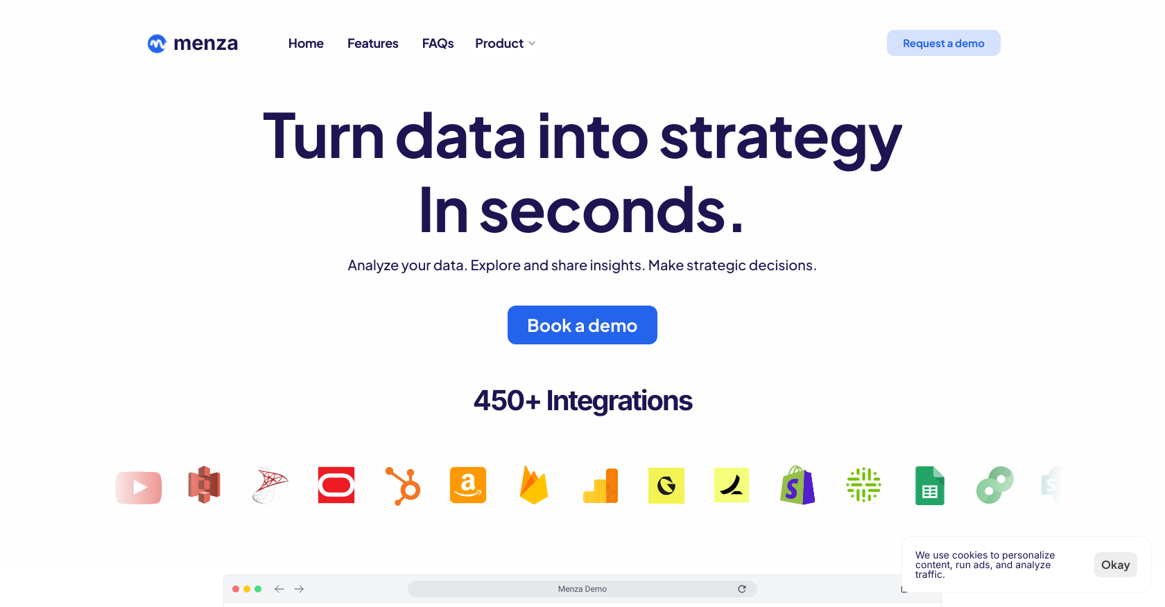 menza - AI Tool For Data analysis