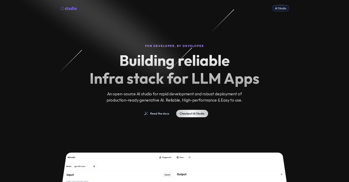 Missing Studio - AI Tool For AI
