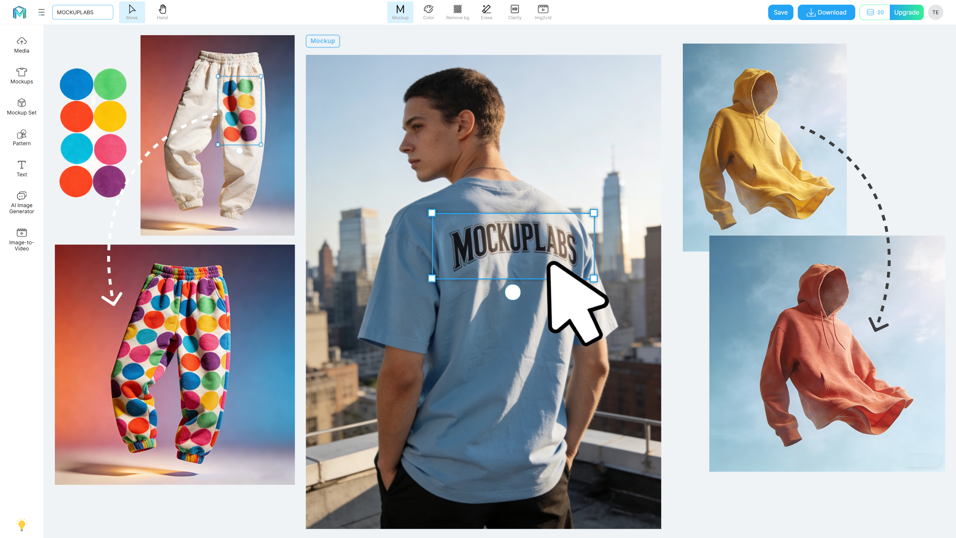 Mockuplabs: mockup generator for any product - AI Tool For Image editing