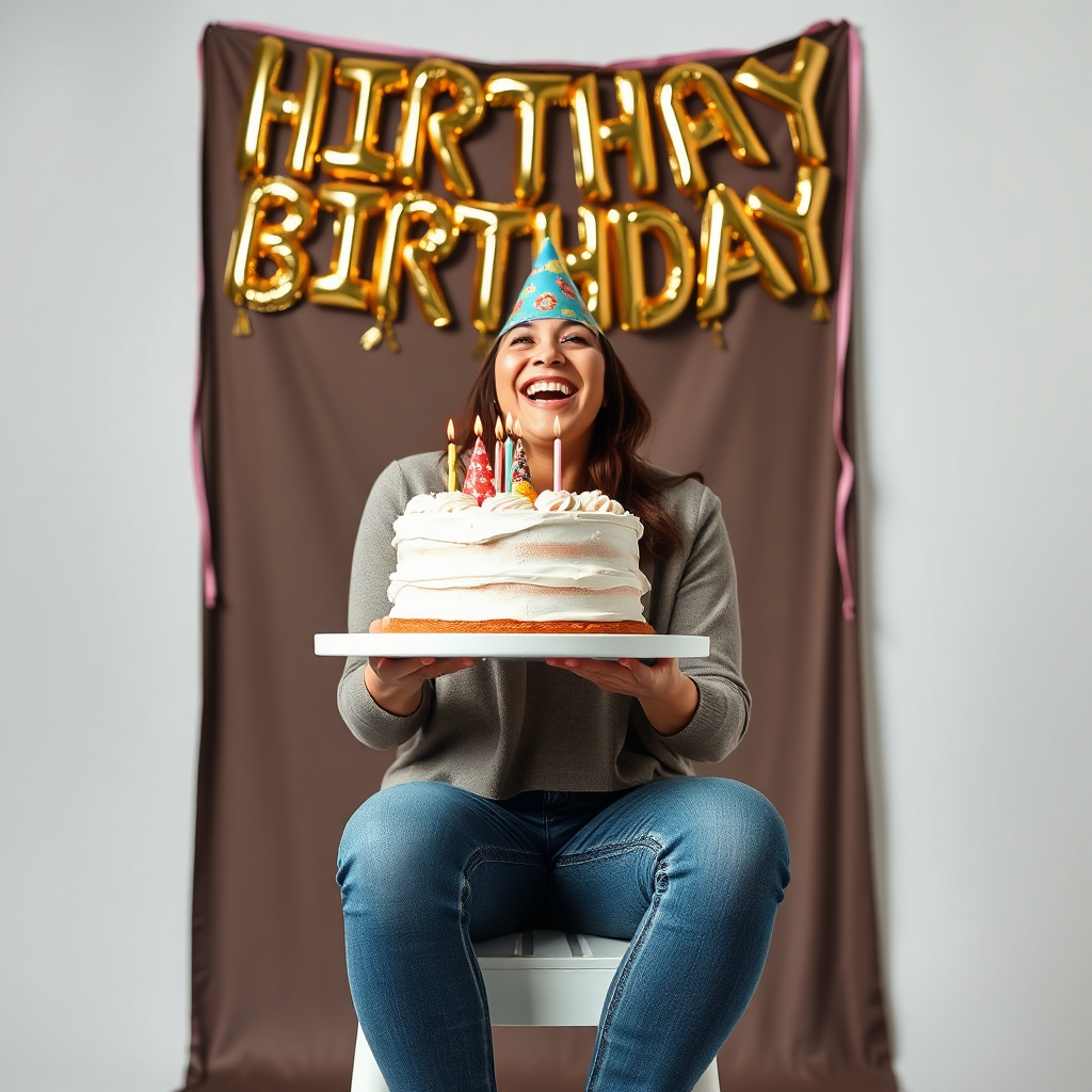 Modern Studio Celebration — Clean Portrait - (Free, No Signup AI Tool)