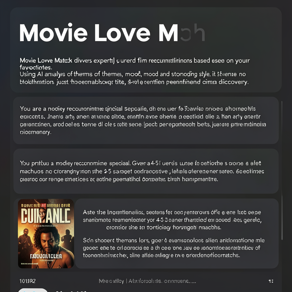 Movie Love Match - (Free, No Signup AI Tool)