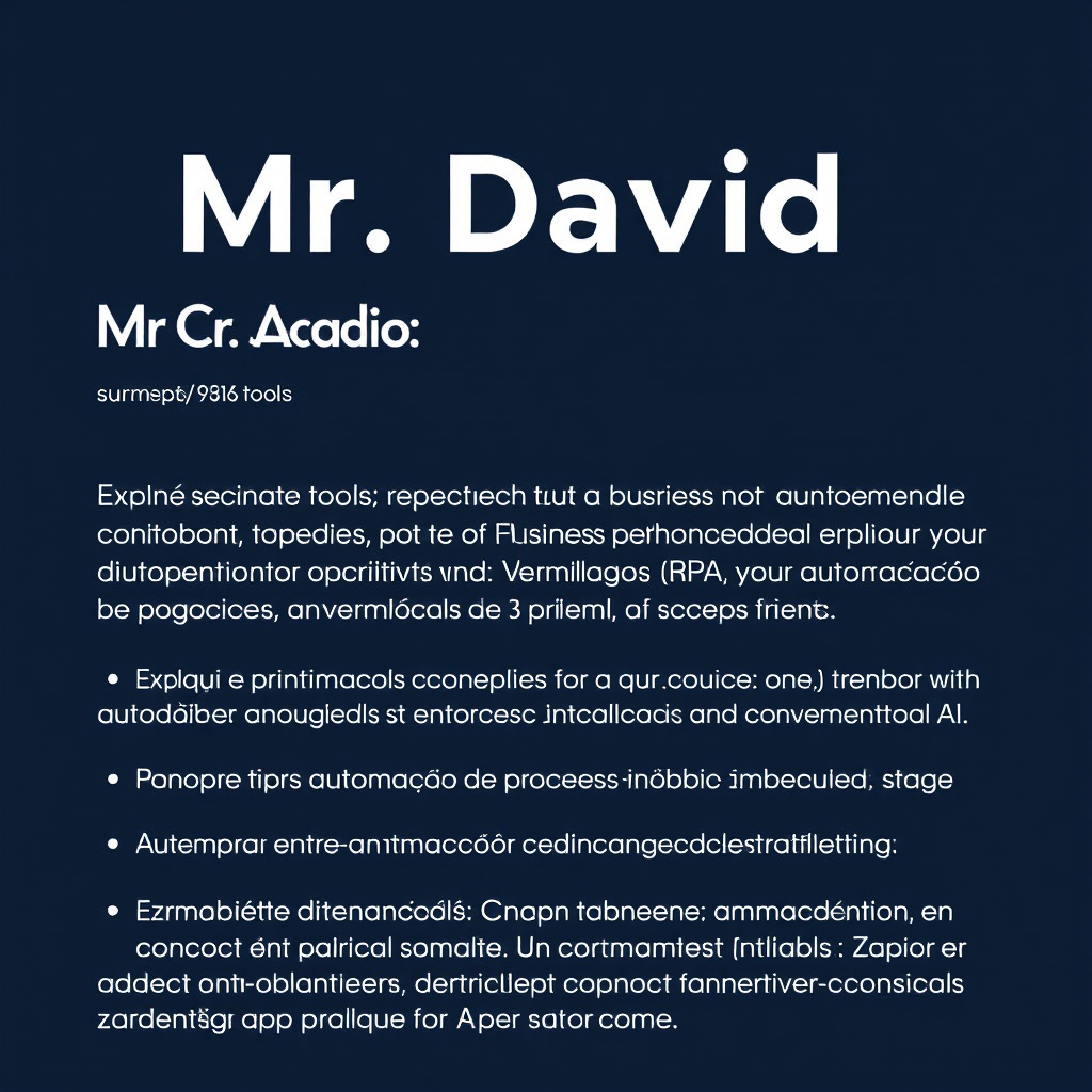 Mr David - (Free, No Signup AI Tool)