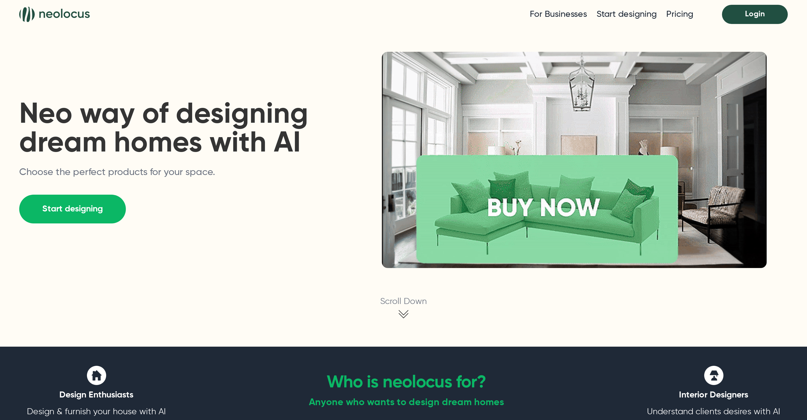 Neo-locus - AI Tool For Interior design