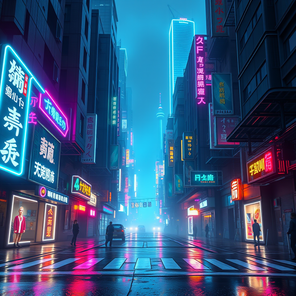 NeonShadow – urban neon glow with shadowed depth and a futuristic vibe ...